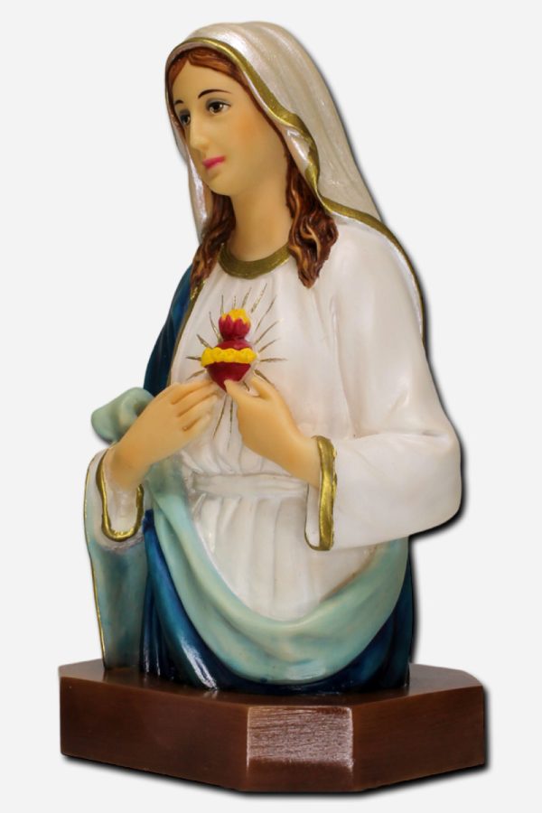 Immaculate Heart of Mary - Half Bust - 8 x 7 x - ST PAULS ONLINE