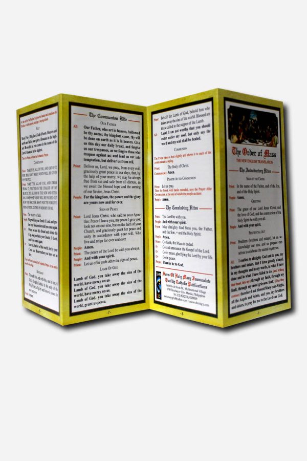 THE ORDER OF THE MASS - ST PAULS ONLINE