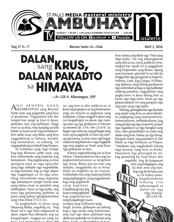 Sambuhay Missalette - ST PAULS ONLINE